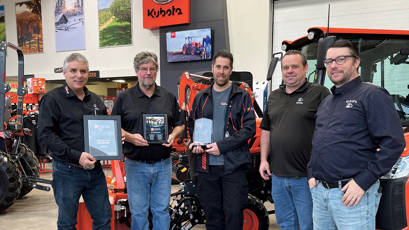 Kubota : leur meilleur mécano est à Victoriaville - La Terre de chez nous